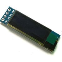 China 0.91 inch OLED with PCB 128x32 dots  IIC interface  driving IC  SSD1306 120C/D for sale