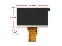 China 4.3 inch high resolution high brightness  tft display 1920×1080 dots 50 pins  LVDS interface  1000c/d for sale