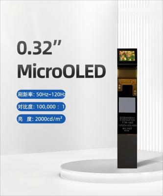 China High Brightness Mini Oled Screen Type-C Monocular Display Solution 2000cd/M² High Contrast 0.32 inch 800*600 dots for sale