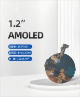 China 1.2 Inch Round AMOLED Display 390*390 MIPI Interface 24-Pin For Smart Wearables for sale