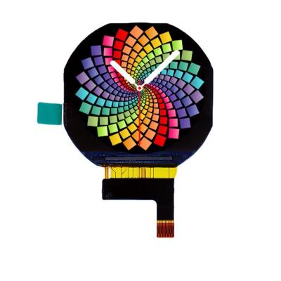 China 1.22 Inch Round TFT Display 240(RGB) x208 Resolution 13 PIN 4Line SPI  Interface Driving IC ST7789V  300C/D brightness for sale