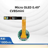 China 0.49-inch OLED screen | CVBS circular driver solution 1920×1440 1800 brightness Chip TR660 Industrial-grade stability / Medical-grade HD Plug and play for sale