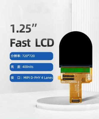 China 1.25-inch display | RGB full color 720×720 30Pin direct connection 400nits 60Hz special for smart bracelets / industrial counters No adapter required Smooth dynamics for sale