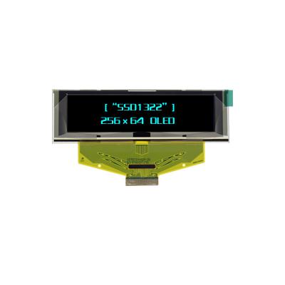 China 2.8 inch  blue/yellow  PMOLED display  256*64  dots I2C/SPI interface driving IC SSD1322 for sale