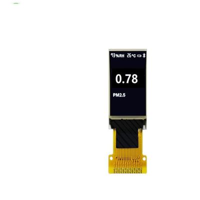China 0.78  inch white/blue  PMOLED display 80*128  dots  13pins  4-SPI interface driving IC SH1107 for sale