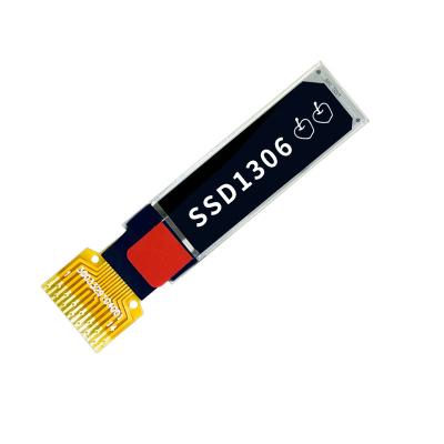 China 0.69  inch white  PMOLED display 96*16 dots 14PINS  IIC  interface driving IC SSD1306 for sale