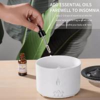 China Ultrasonic 360ml Volcanic Flame Aroma Diffuser with DC24V Nano Mist Humidifier for sale