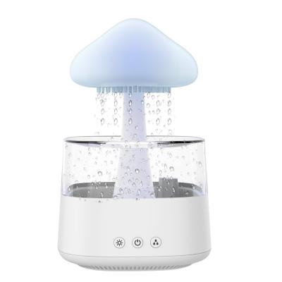 China Rain Cloud Humidifier 450ml USB Type C Adjustable Water Flow 7 Color Light Aroma Diffuser for sale