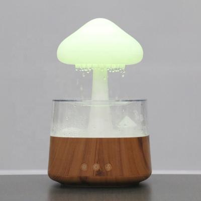 China Patent Approved Rain Cloud Humidifier 450ml Cool Mist Diffuser with 7 Color LED Night Light for sale