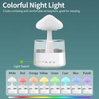 China Patent Approved Rain Cloud Humidifier 450ml Cool Mist Diffuser with 7 Color LED Night Light for sale