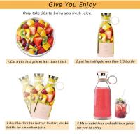 China 350ml USB Rechargeable Portable Blender Mini Handheld Juicer Cup for Smoothies Shakes for sale