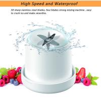 China USB Rechargeable Portable Juicer 350ml 50W Mini Blender for Travel Home Kitchen for sale