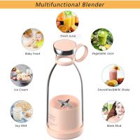 China USB Rechargeable Portable Juicer 350ml 50W Mini Blender for Travel Home Kitchen for sale