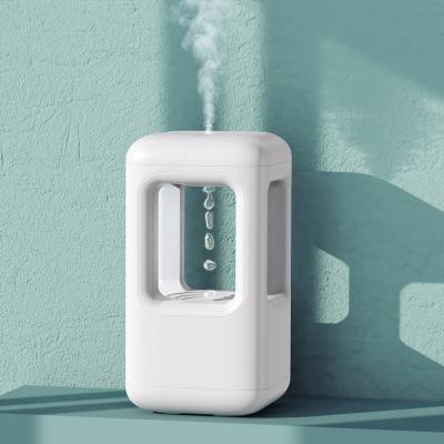 China Portable 500ml Electric LED Night Light Mini Air Diffuser Humidifier with 4H Timer for sale