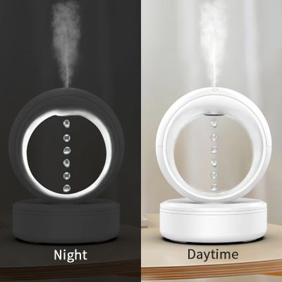 China 680ml Anti Gravity Water Drop Humidifier Diffuser USB LED Backflow Aroma Mist Maker for sale