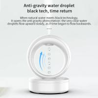 China 680ml Anti Gravity Water Drop Humidifier Diffuser USB LED Backflow Aroma Mist Maker for sale