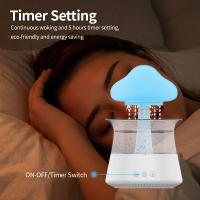 China Customized Rain Sound cloud drop 450ML hotel lobby scent diffuser machine fragrance rain cloud humidifier and oil diffuser for sale