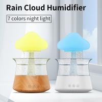 China Raining Cloud Night Light Humidifier Aroma Diffuser 450ml 7 Color LED with Remote Control for sale