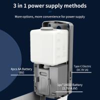 China 1000ml Touchless Automatic Wall Mount Hand Sanitizer Soap Dispenser ABS Plastic Spray Gel Foam for sale