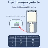 China 1000ml Touchless Automatic Wall Mount Hand Sanitizer Soap Dispenser ABS Plastic Spray Gel Foam for sale