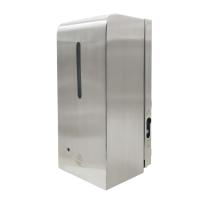 China 1000ml Wall Mounted Stainless Steel Soap Dispenser Infrared Sensor Automatic Hand Sanitizer Dispenser for sale