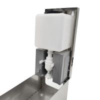 China 1000ml Wall Mounted Stainless Steel Soap Dispenser Infrared Sensor Automatic Hand Sanitizer Dispenser for sale