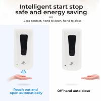 China Commercial Electric Hand Sanitizer Dispenser 1000ml Wall Mounted Contactless ABS for sale