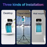 China Automatic 1000ml Hand Free Soap Dispenser Battery Operated F12 Wall Mounted for sale