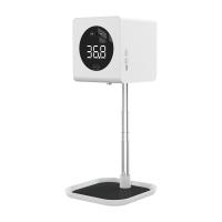 China Battery Operated 350ml 2 in 1 Forehead Thermometer and Auto Soap Dispenser with 18 Languages for sale