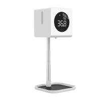 China Battery Operated 350ml 2 in 1 Forehead Thermometer and Auto Soap Dispenser with 18 Languages for sale