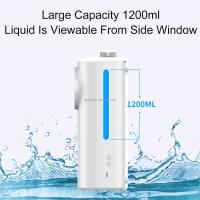 China Touchless Soap Dispenser 1200ml Wall Mount Automatic Hand Sanitizer Dispenser ABS Plastic Hotel Hospital for sale