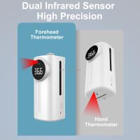 China Touchless Soap Dispenser 1200ml Wall Mount Automatic Hand Sanitizer Dispenser ABS Plastic Hotel Hospital for sale