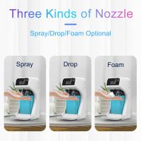China Touchless 1000ml ABS Plastic Automatic Soap Dispenser with Infrared Thermometer F12 for sale