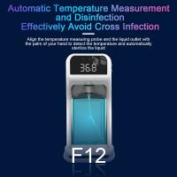 China Touchless 1000ml ABS Plastic Automatic Soap Dispenser with Infrared Thermometer F12 for sale