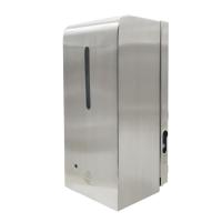 China Wholesale Stainless Steel Automatic Hand Sanitizer Dispenser 1000ml Wall Mounted Touchless Soap Dispenser for sale