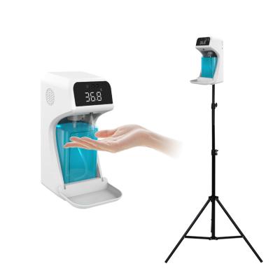 China Automatic Hand Sanitizer Soap Dispenser 1000ml with Temperature Scanner F12 for sale