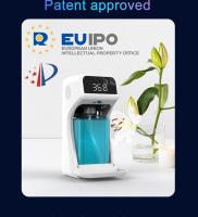 China Automatic Hand Sanitizer Soap Dispenser 1000ml with Temperature Scanner F12 for sale