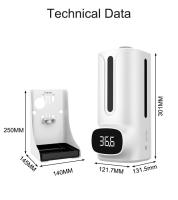 China Commercial Touchless Soap Dispenser 1200ml Wall Mounted Automatic Hand Sanitizer Dispenser for sale