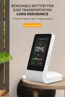 China Portable CO2 Gas Leak Detector Analyzer with LCD Display 1200mAh Battery T3 for sale