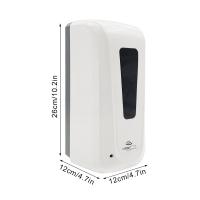 China 1000ml Automatic Soap Dispenser Wall Mounted ABS Sensor Hand Sanitizer Foam Spray Gel for sale