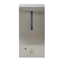 China 1000ml Wall Mount Stainless Steel Touchless Automatic Hand Sanitizer Dispenser ABS Plastic 7-15cm Sensor for sale
