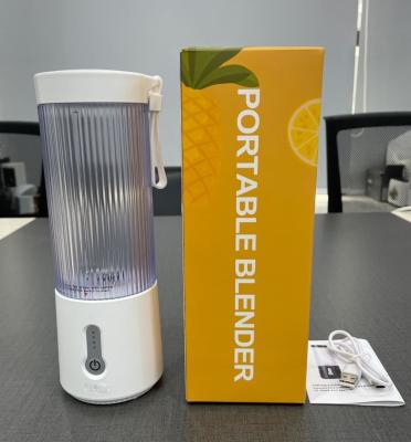 China 450ml Portable Smoothie Blender USB Rechargeable 2000mAh Personal Blender for Shakes and Juices for sale