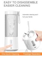 China 450ml Portable Smoothie Blender USB Rechargeable 2000mAh Personal Blender for Shakes and Juices for sale