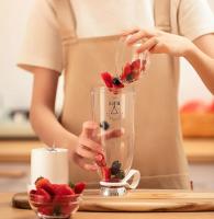 China 500ml USB Rechargeable Portable Juicer Blender 60W 7.4V 6 Blade Sports Travel Smoothie Maker for sale