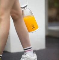 China 500ml USB Rechargeable Portable Blender 60W Mini Sports Juicer Mixer with PETG Bottle for sale
