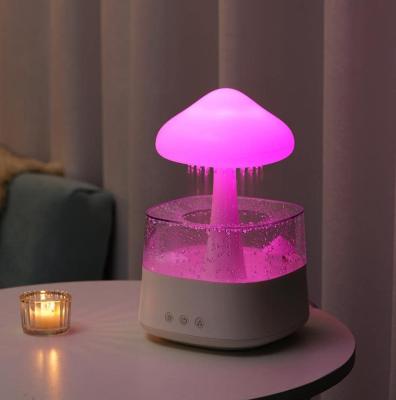 China Mushroom Rain Cloud Humidifier 450ml 7 Color LED Night Light Aromatherapy Diffuser USB for sale