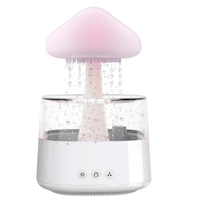 China Rain Cloud Humidifier 450ml USB Night Light Aroma Diffuser with Timer CE FCC RoHS for sale