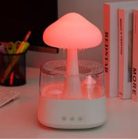 China Custom Rain Cloud Humidifier 450ml White Noise Machine 7 Color Night Light Aromatherapy Diffuser USB for sale