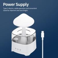 China 4-in-1 Rain Cloud Humidifier with Speaker 450ml USB Type C Aroma Diffuser Night Light White Noise for Office for sale