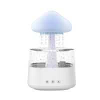 China 450ml Ultrasonic Mushroom Aroma Humidifier with White Noise Rain Sound 5V USB Type C for Home Office for sale